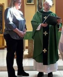 Mary Caraballo honored at St. Patrick’s