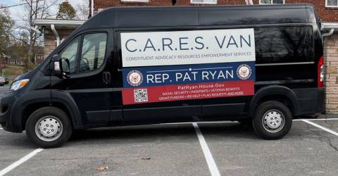 Rep. Ryan’s ‘C.A.R.E.S.’ van returns