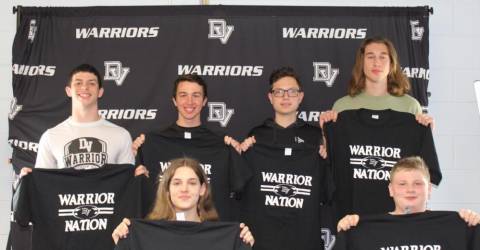 Delaware Valley High School Students of the Month for March