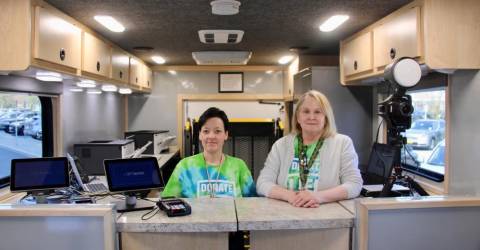 Orange County. New mobile DMV unit unveiled