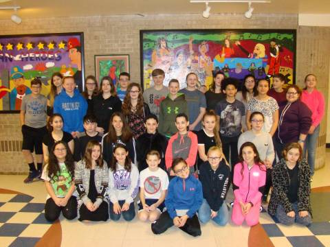 Future Business Leaders from Dingman-Delaware Middle School compete