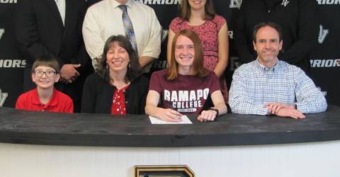Runner Jared Krick signs with Ramapo College