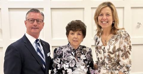 Annette Petry inducted into the Burke Catholic High School Hall of Fame