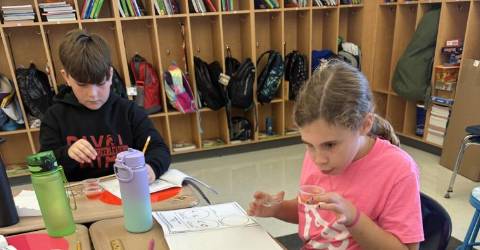 Delaware Valley Elementary School students explore the fun of science