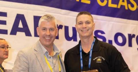 DVSD police chief awarded Instructor of the Year