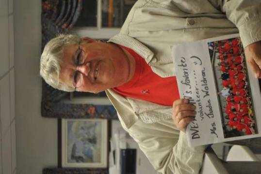 Julie Waldron honored for outstanding volunteer service