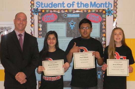 DVMS April Students of the Month