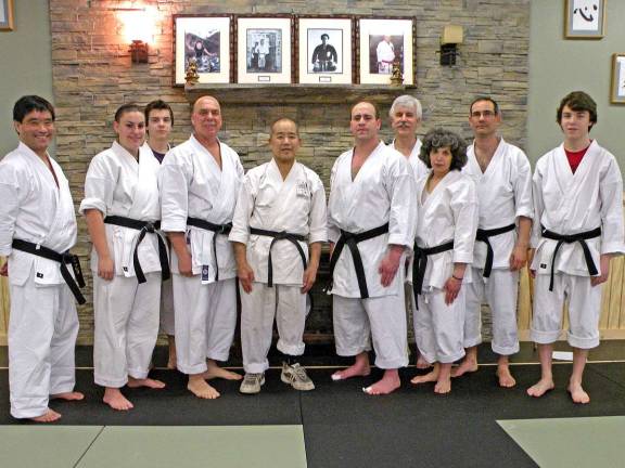Local black belts train with world-renowned karate teacher