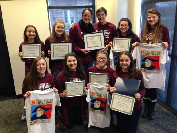 Lexi Fean and Alyssa Mancuso place first in student journalism awards