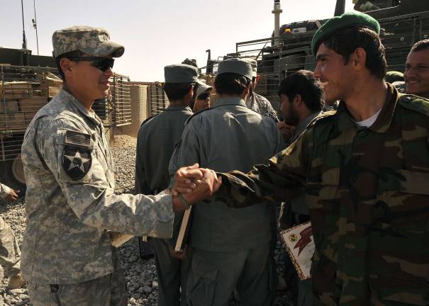 Anthony Hernandez heads home from military training