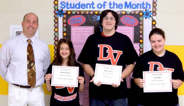 DVMS May Students of the Month
