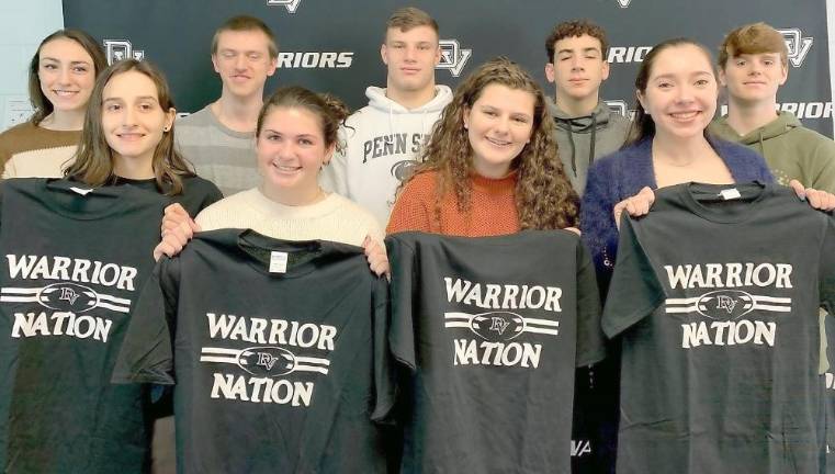 Delaware Valley High School's December Students of the Month