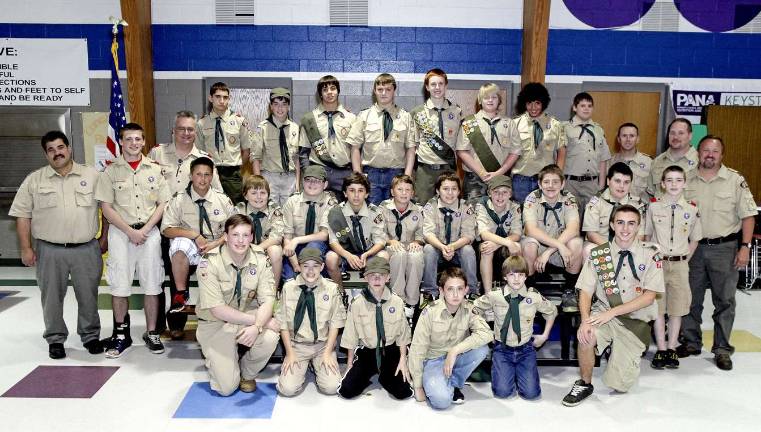 Troop 76 holds Court of Honor